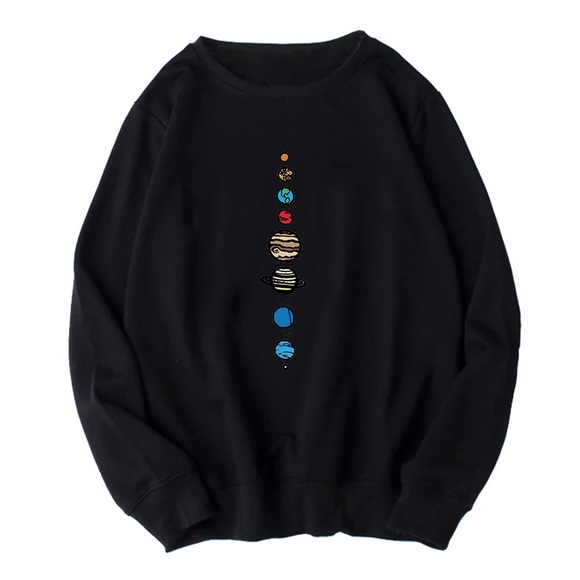 Sweaters | Solar System Planets Crewneck | Poshmark
